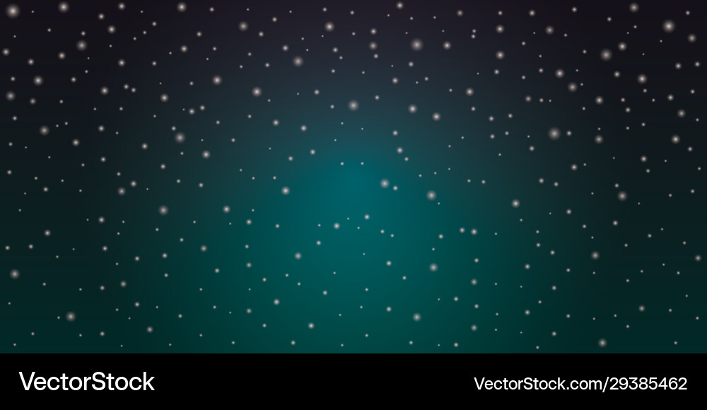 Blue space background with stars cosmos night Vector Image