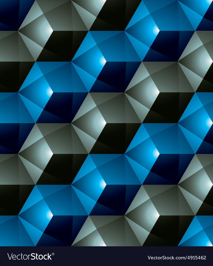 Colorful Abstract Textured Geometric Seamless Vector Image