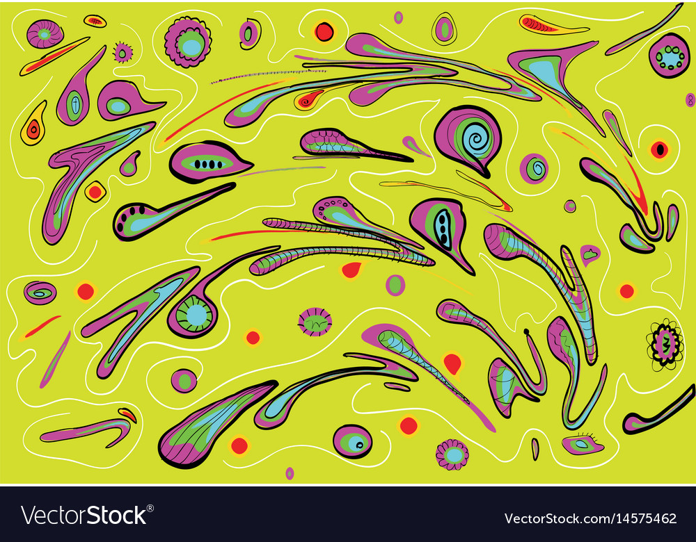 Hand drawn abstract background Royalty Free Vector Image