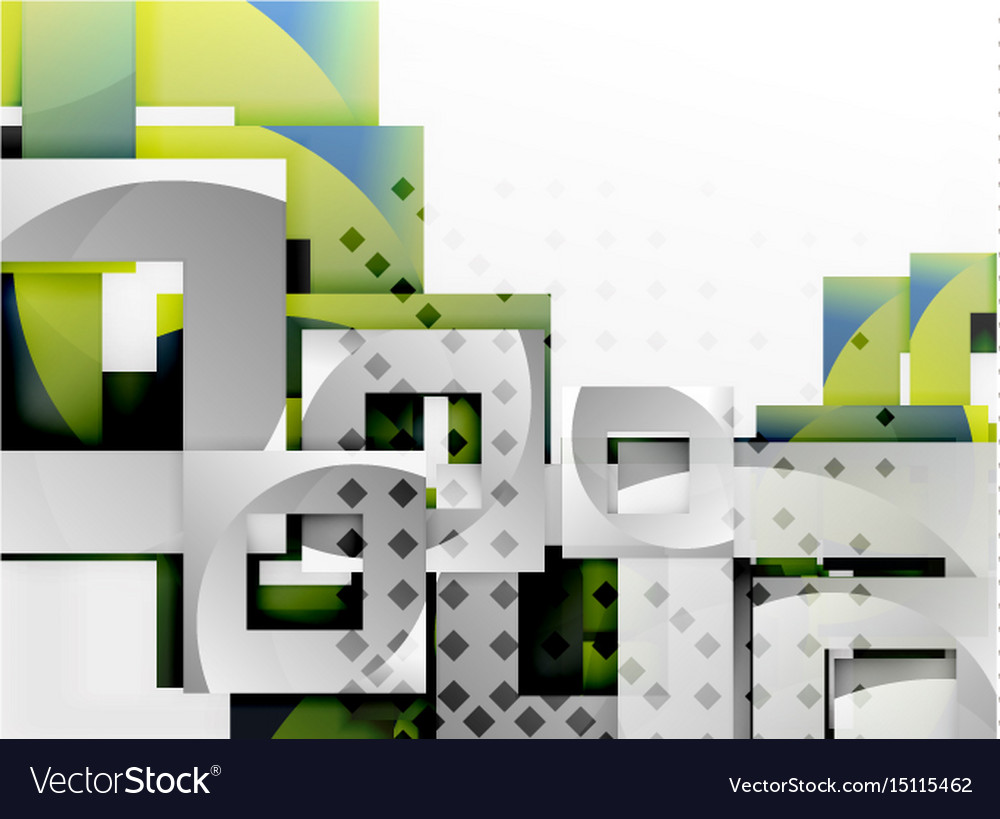 Square template background Royalty Free Vector Image