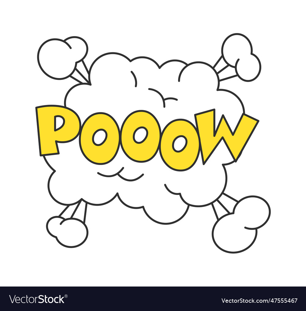 Comic cartoon explosion Royalty Free Vector Image