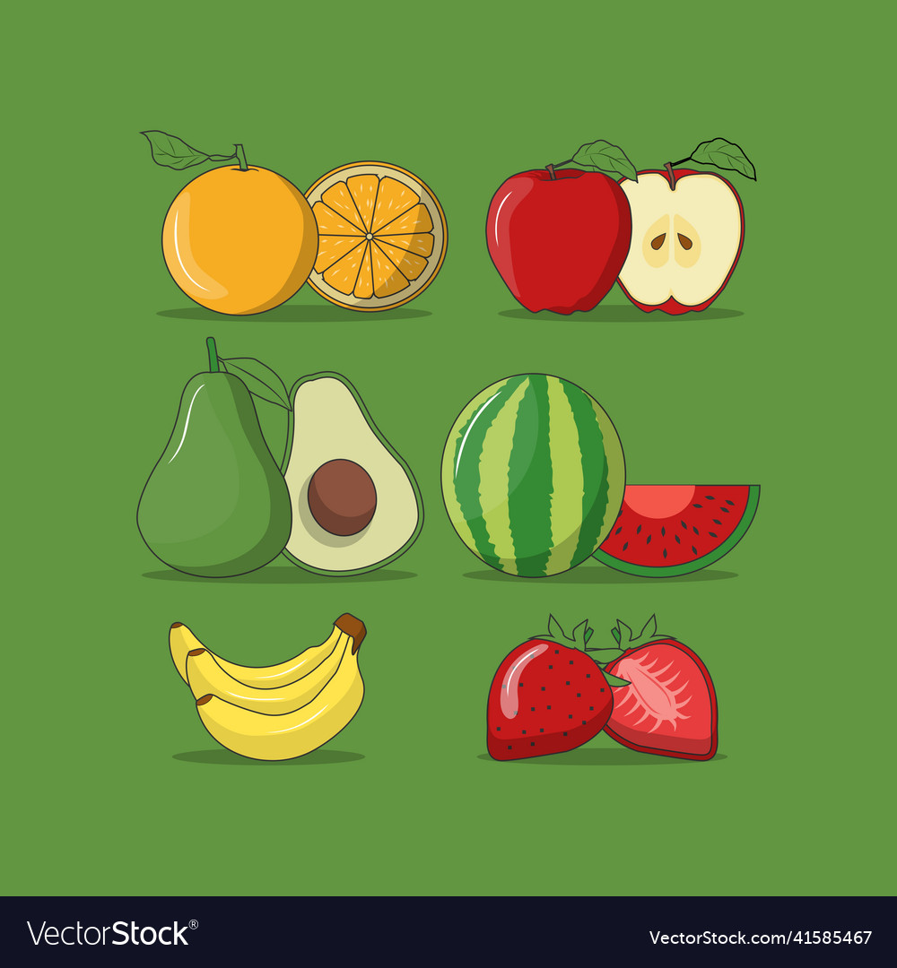 Fruit Royalty Free Vector Image - VectorStock