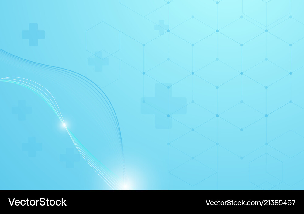 Medicine and science abstract hi tech background Vector Image