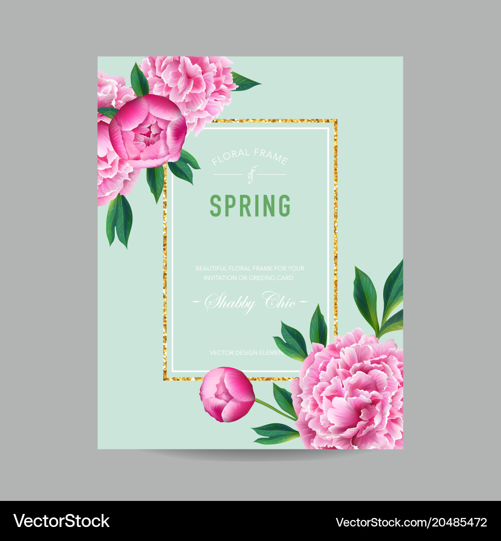 Blooming spring and summer floral design Vector Image