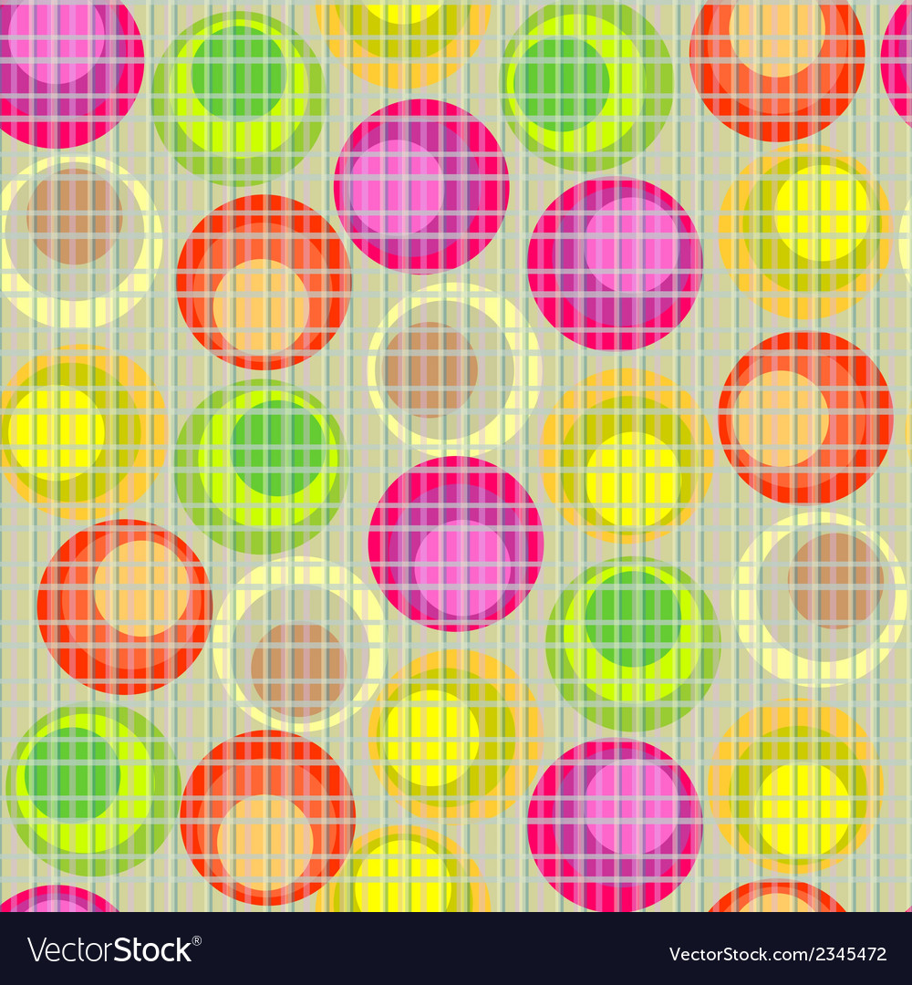 Circles seamless pattern Royalty Free Vector Image