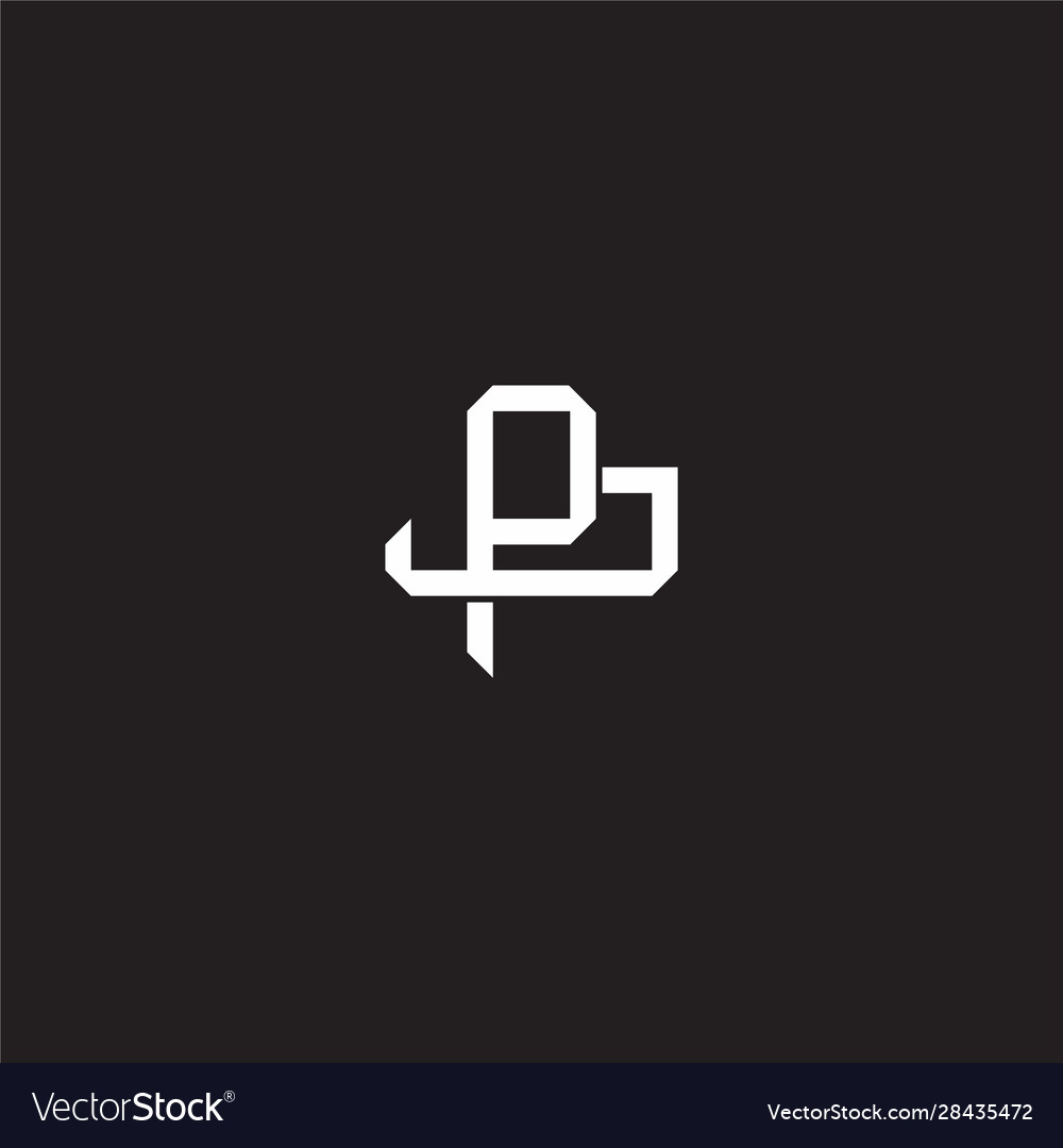 Initial letter overlapping interlock logo Vector Image