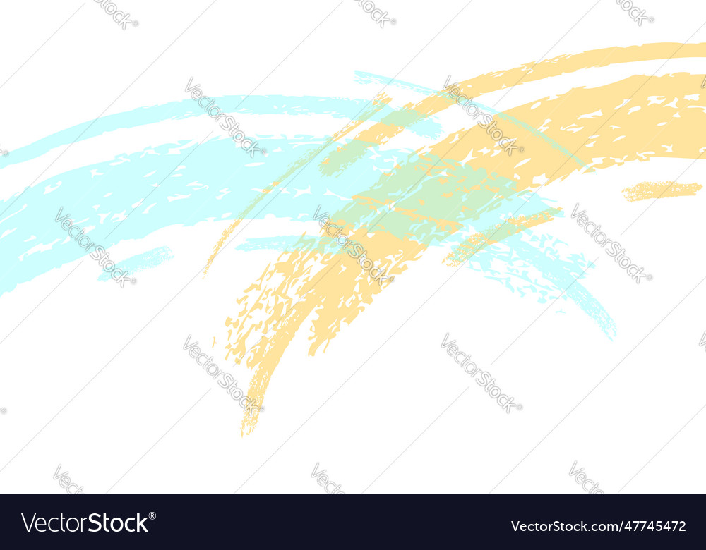 Simple rectangle background hand draw crayon Vector Image