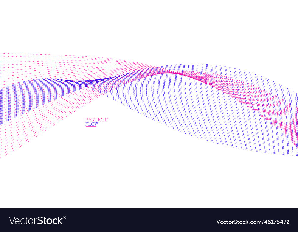 Smooth abstract background with arrays of flowing Vector Image