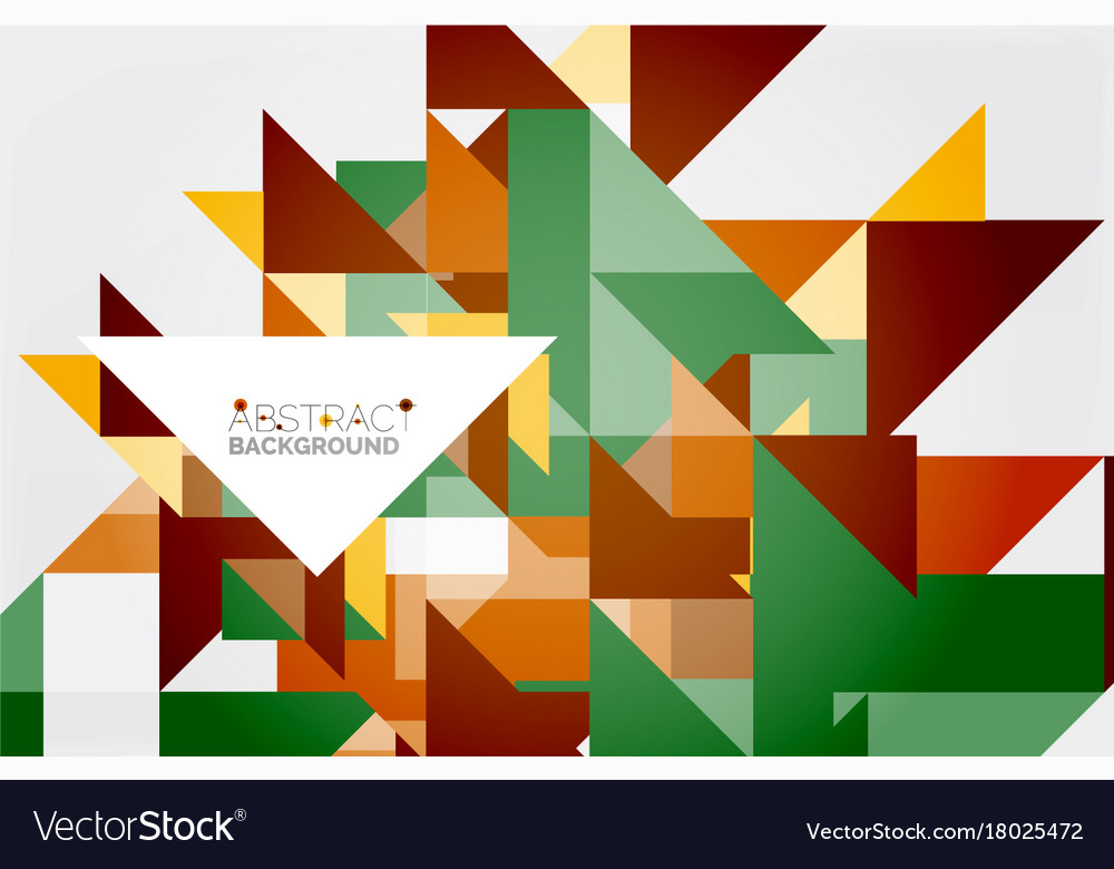 Triangle pattern design background Royalty Free Vector Image