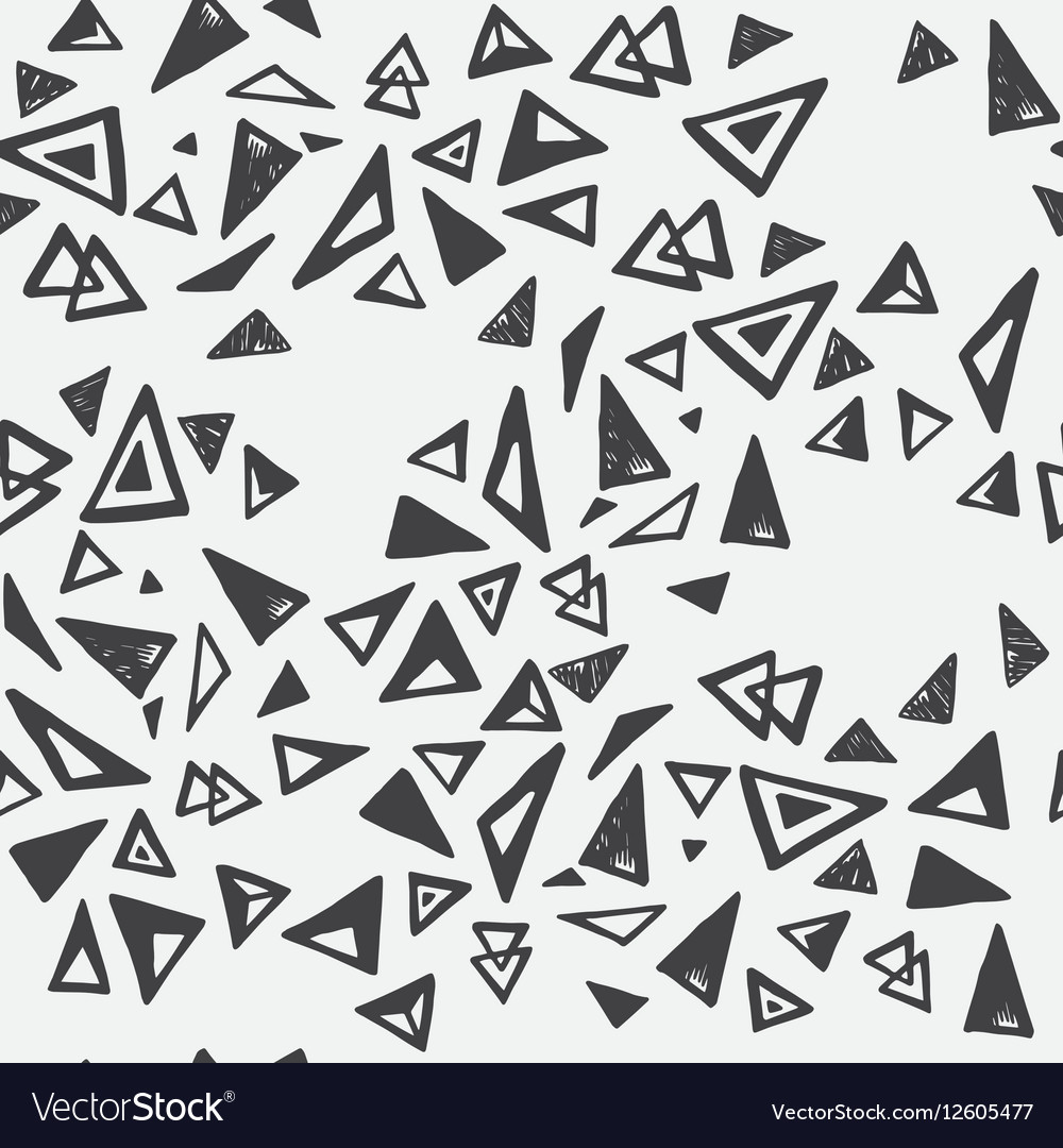 Seamless pattern with triangles Royalty Free Vector Image