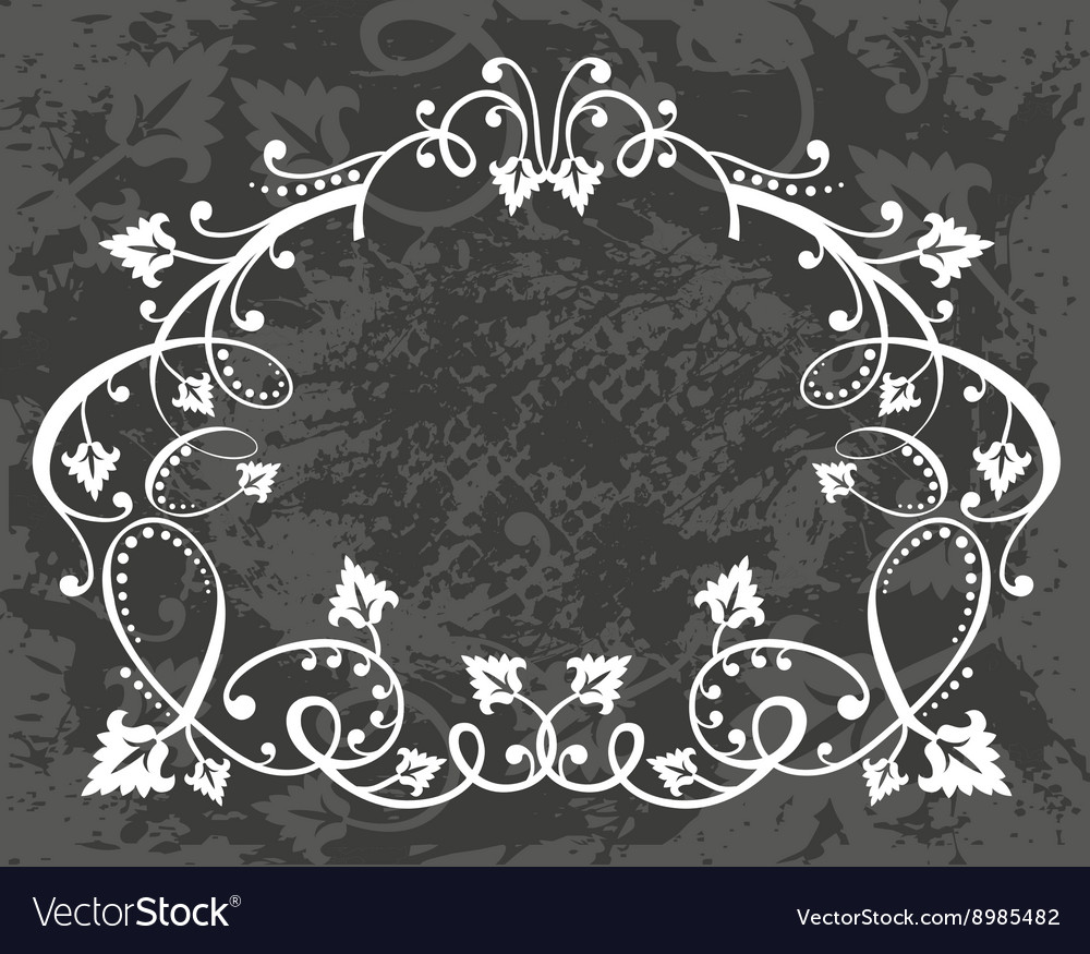 Decorative frame with pattern Royalty Free Vector Image