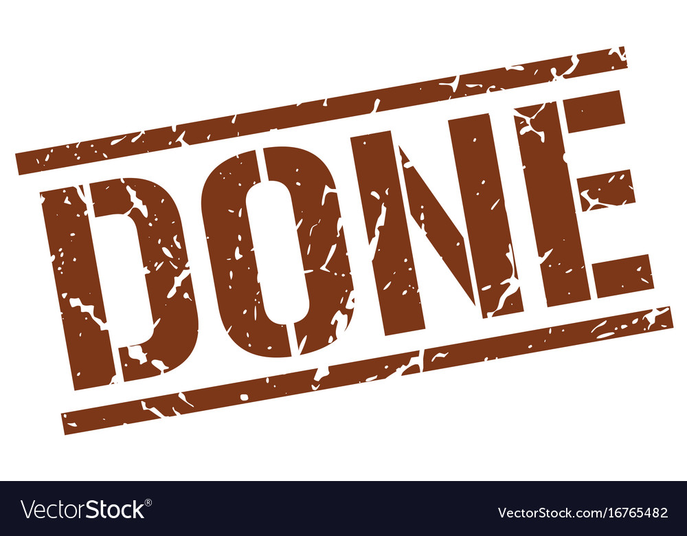 Done stamp Royalty Free Vector Image - VectorStock Done stamp Royalty Free Vector Image - VectorStock