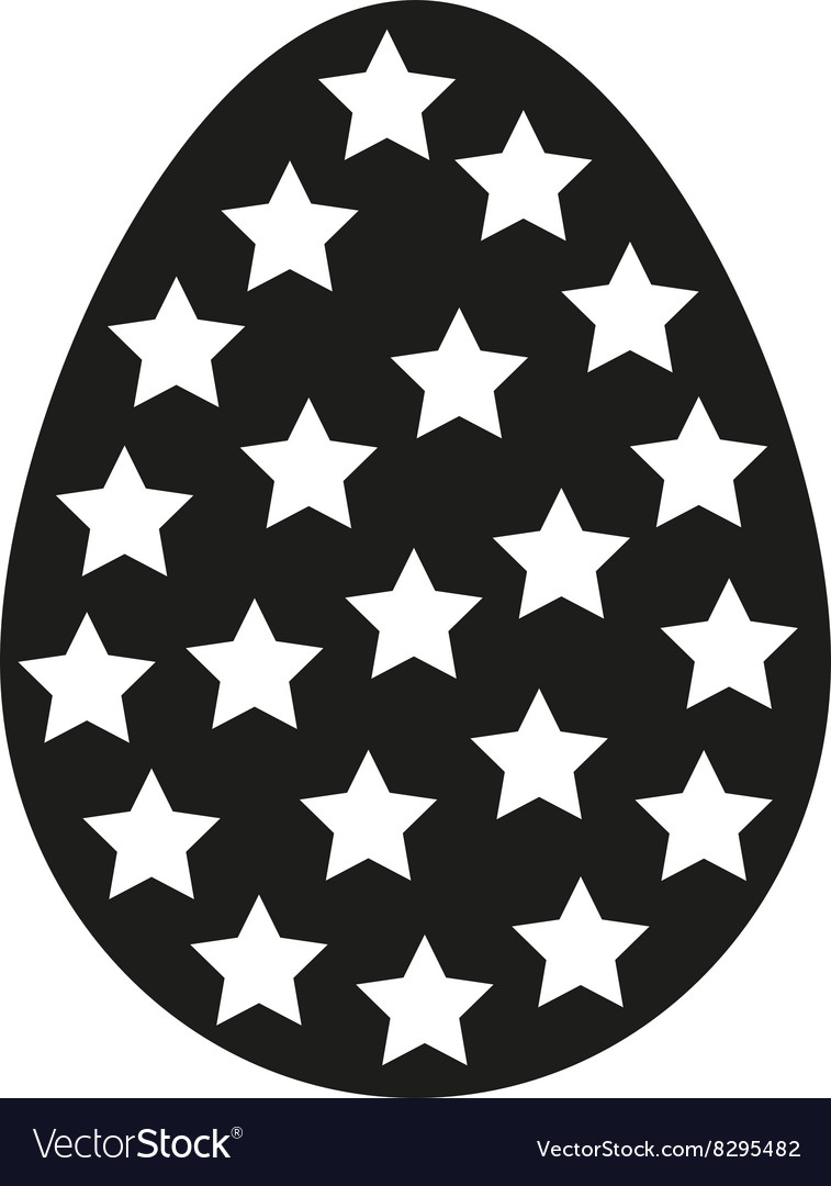 Egg icon easter symbol Royalty Free Vector Image