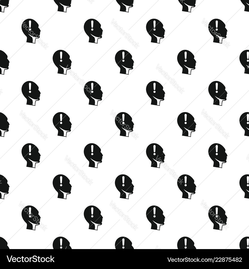 Innovation thinking pattern seamless Royalty Free Vector