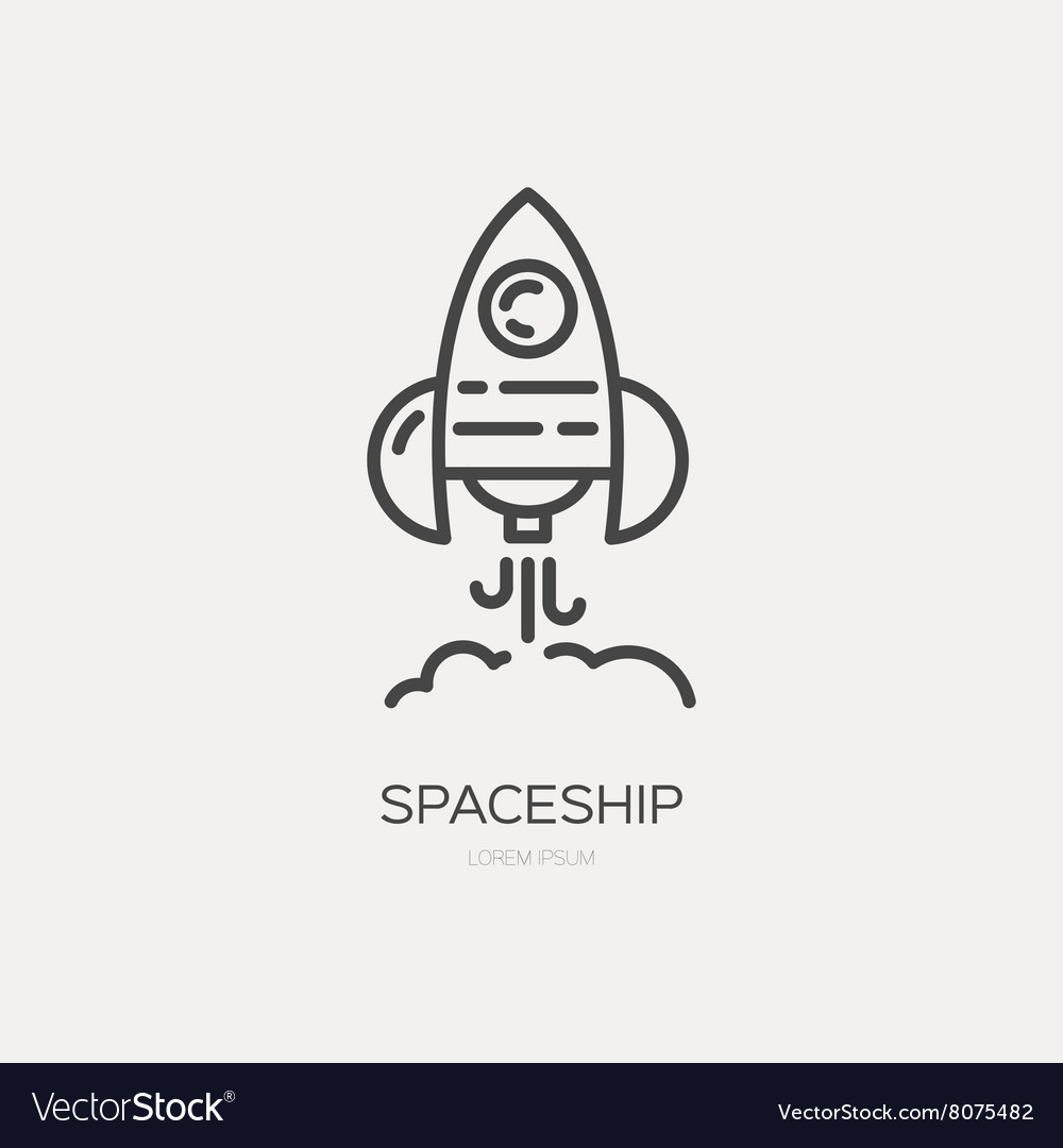 Space logo Royalty Free Vector Image - VectorStock
