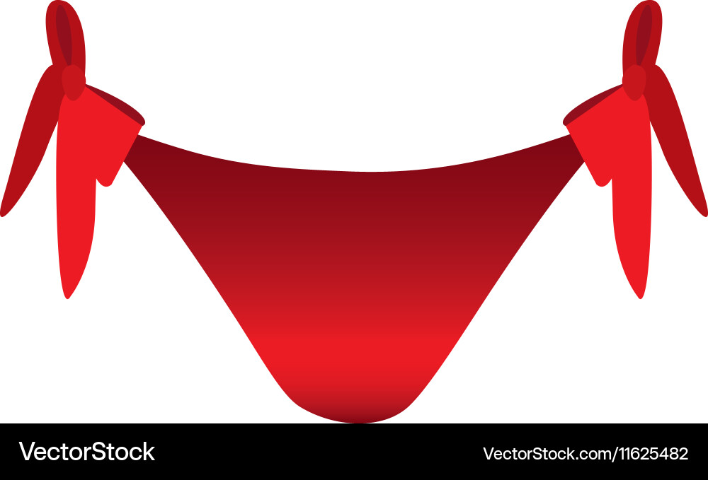 Woman swimsuit icon image Royalty Free Vector Image