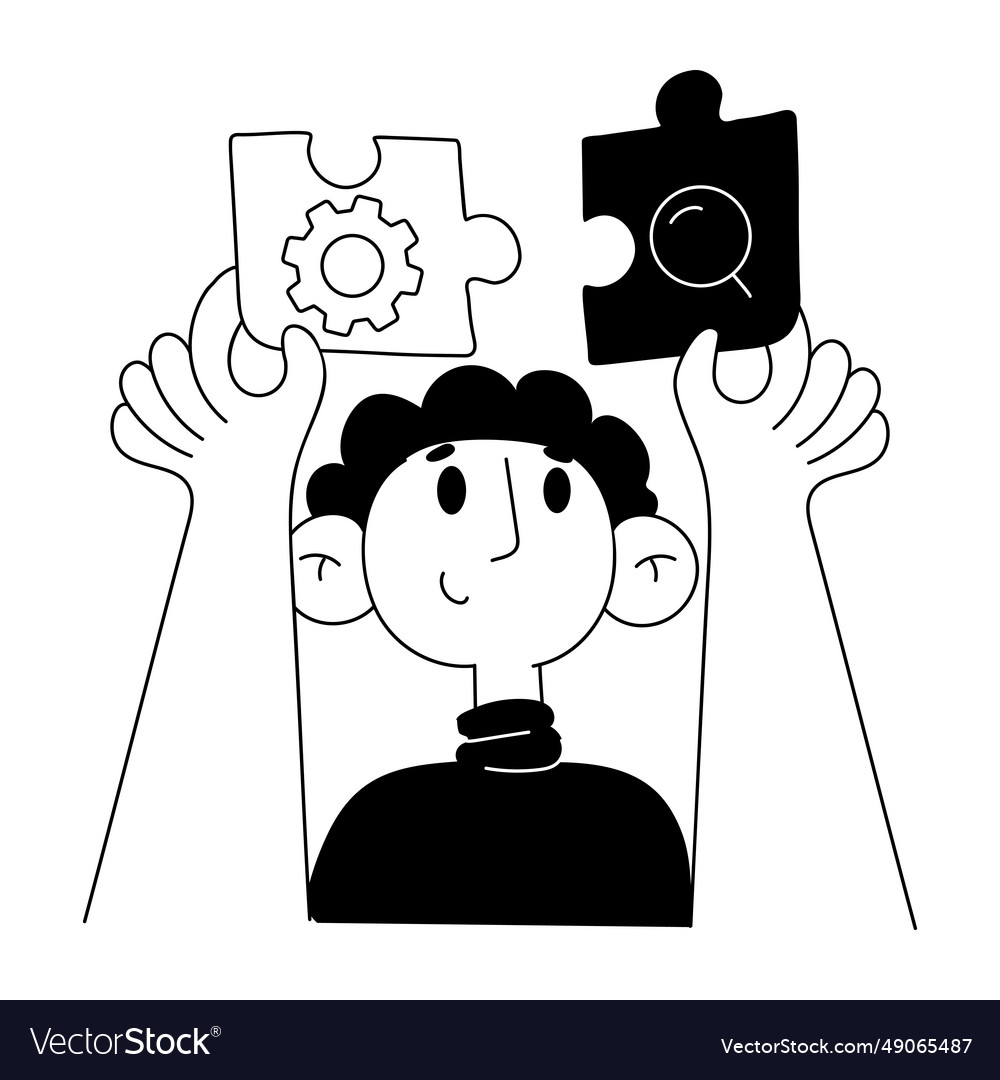 Strategic solution Royalty Free Vector Image - VectorStock