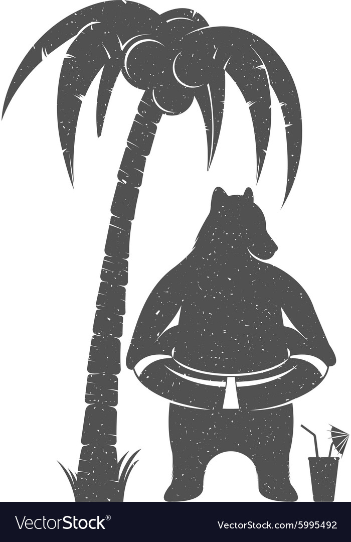 Fun bear Royalty Free Vector Image - VectorStock