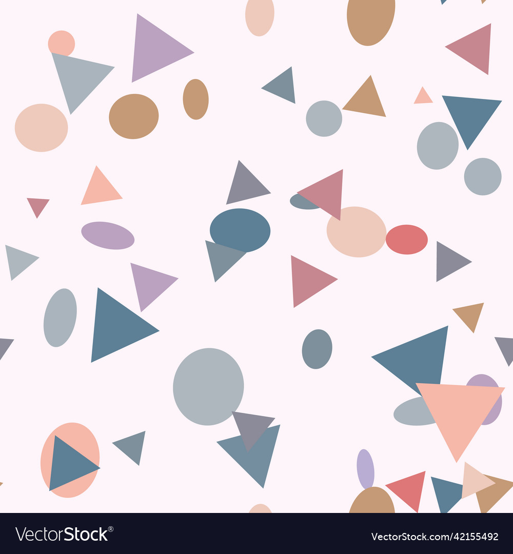 Random geometric shapes multicolored abstract Vector Image
