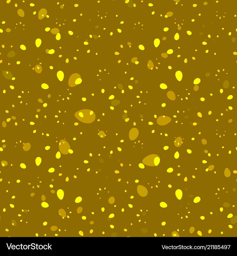 Abstract mustard colored hand drawn floral Vector Image