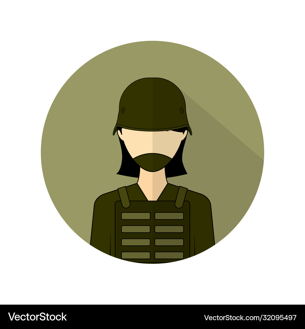 Military Soldier Icon Icon Set Of Military Professions High Res Vector