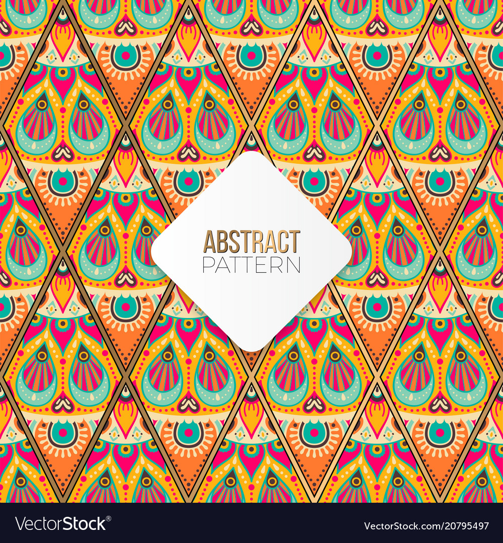 Seamless pattern tile Royalty Free Vector Image