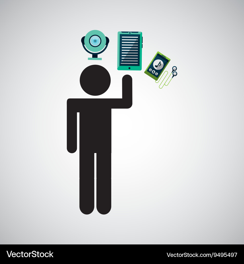 User technology design Royalty Free Vector Image