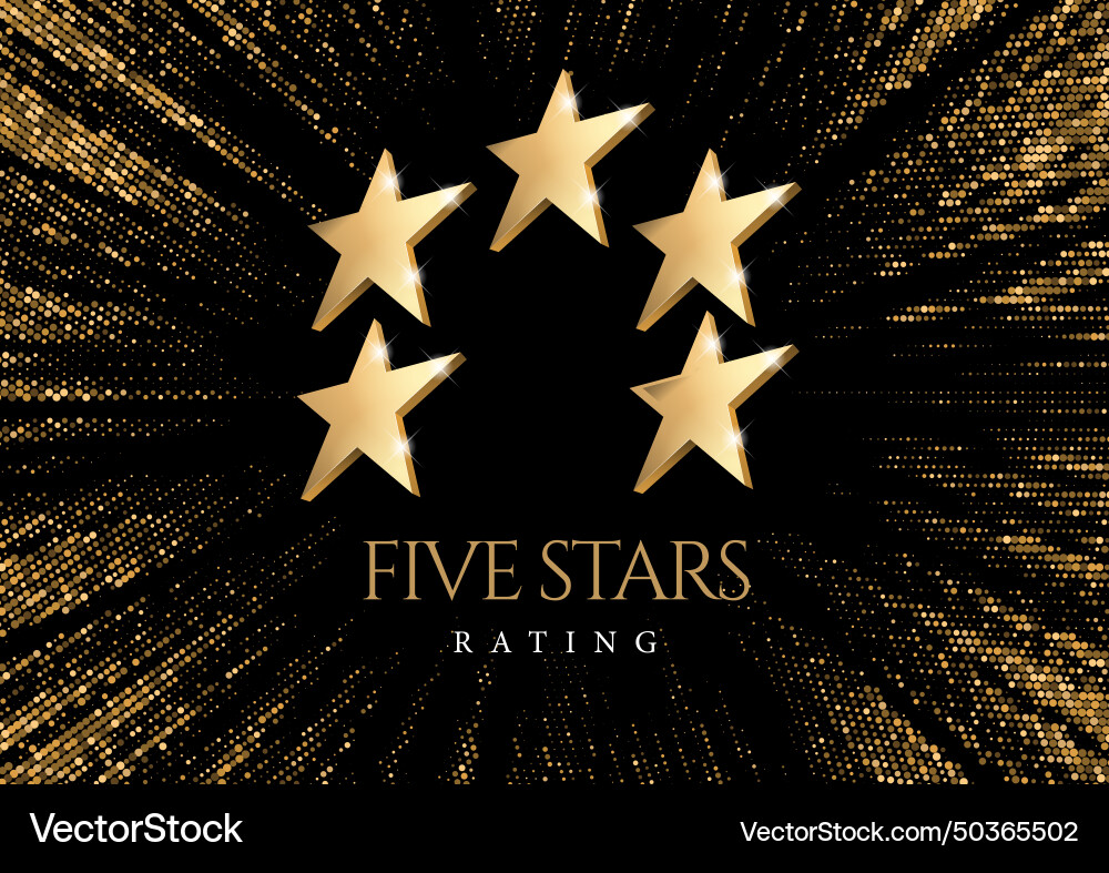 4 star rating four symbol or emblem Royalty Free Vector