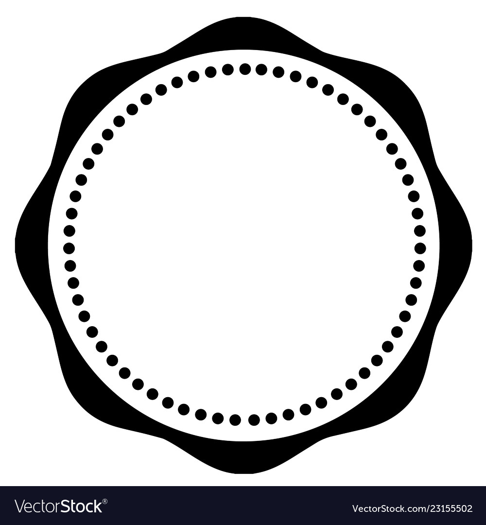 Black and white circle pattern Royalty Free Vector Image