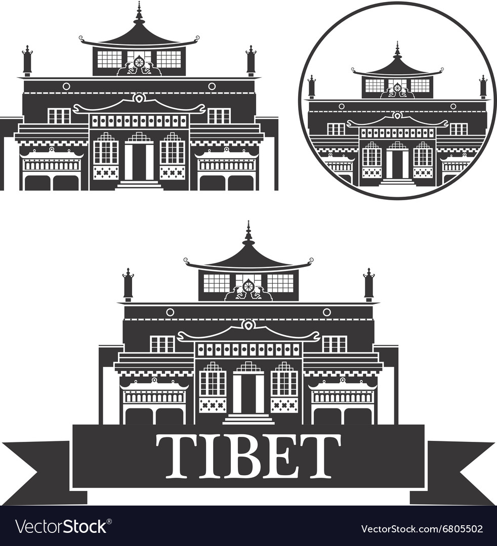 Tibet Royalty Free Vector Image - VectorStock