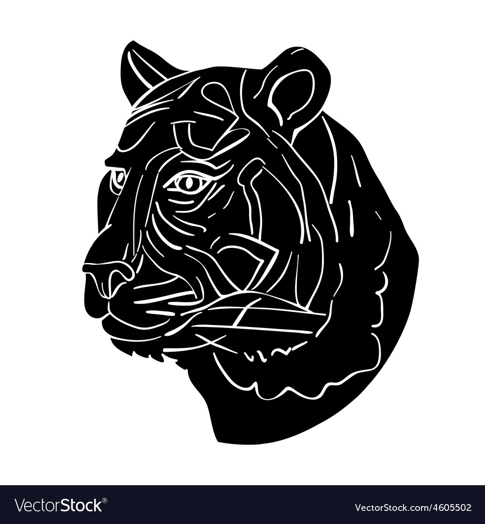 Tiger avatar Royalty Free Vector Image - VectorStock