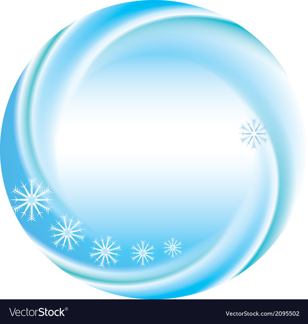 Winter frame Royalty Free Vector Image - VectorStock