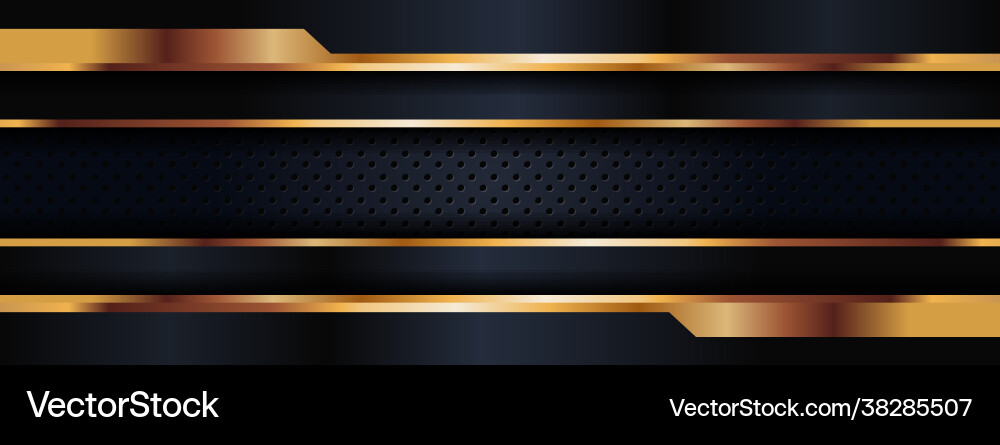 Abstract futuristic black background combined Vector Image