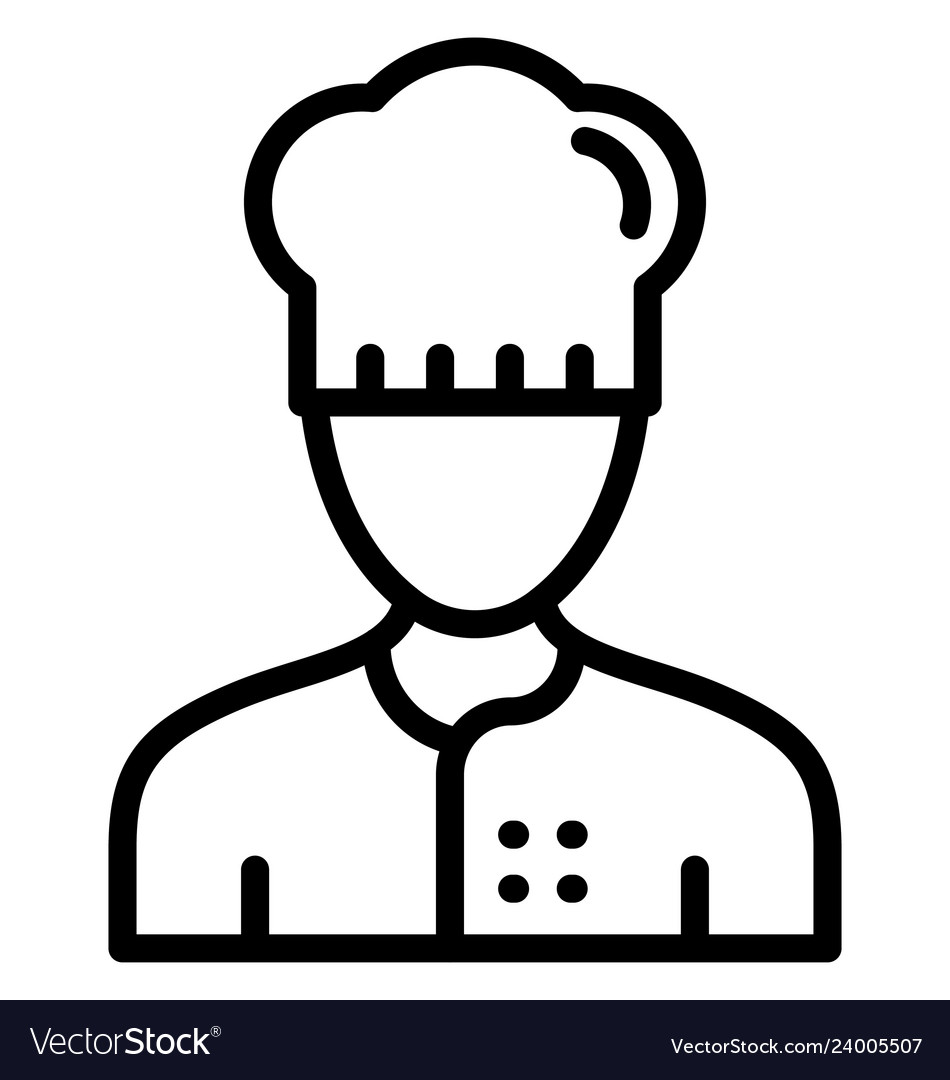 Chef icon which can easily modify or edit Vector Image