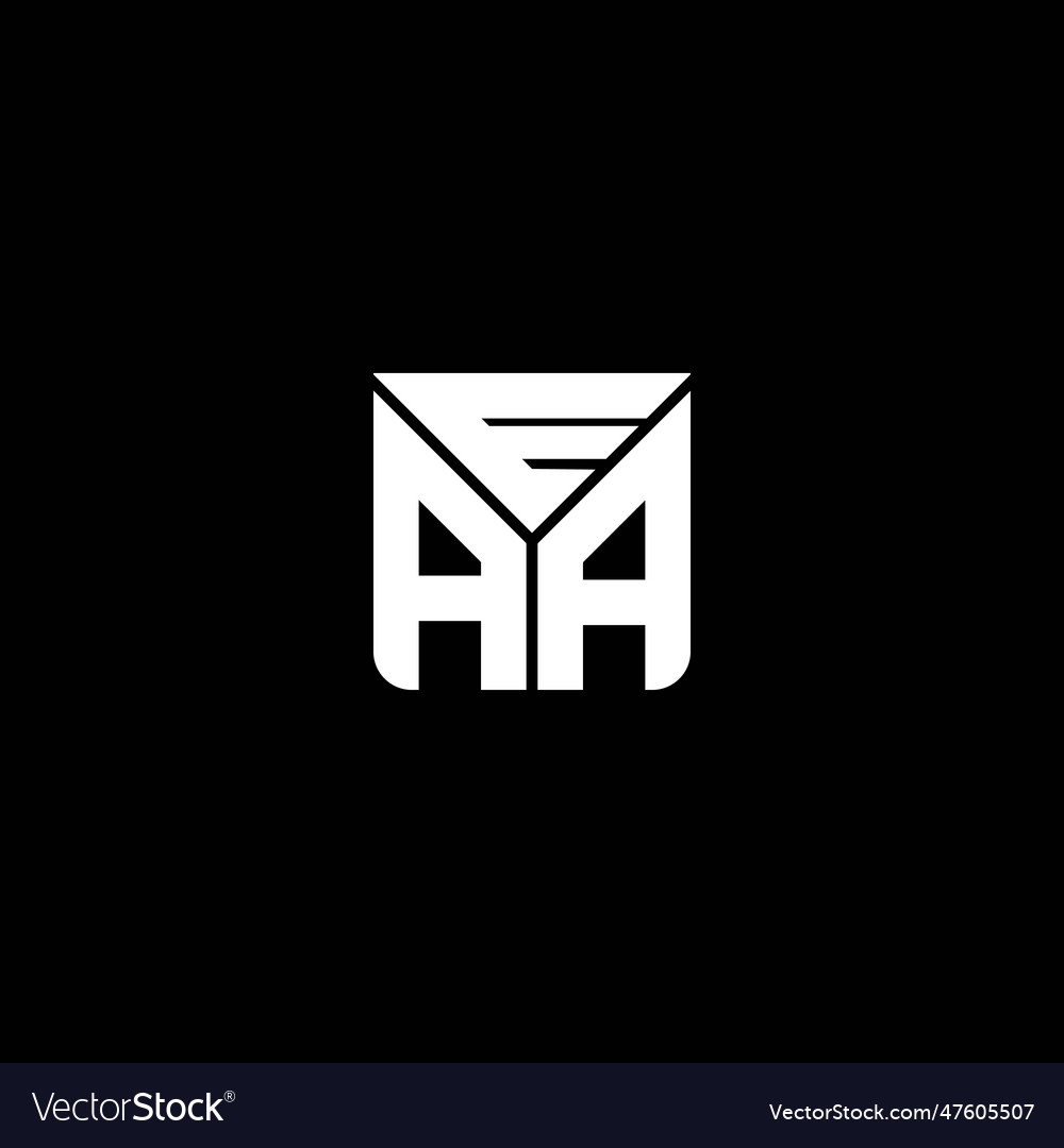 Eaa letter logo creative design with graphic Vector Image