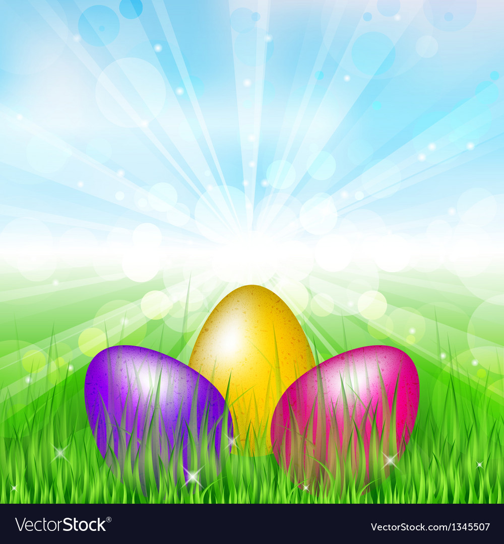 Easter background Royalty Free Vector Image - VectorStock