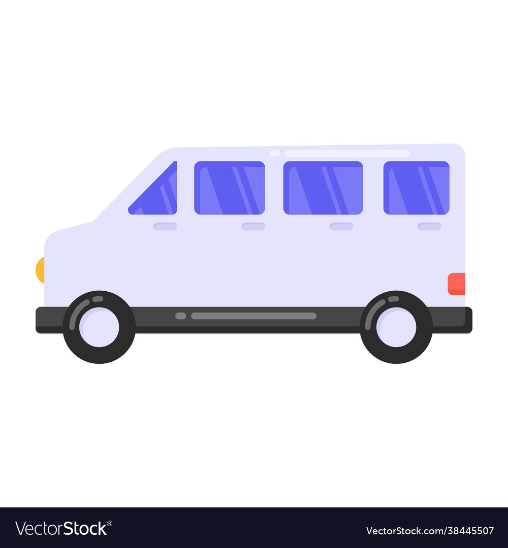 Minivan Royalty Free Vector Image - VectorStock