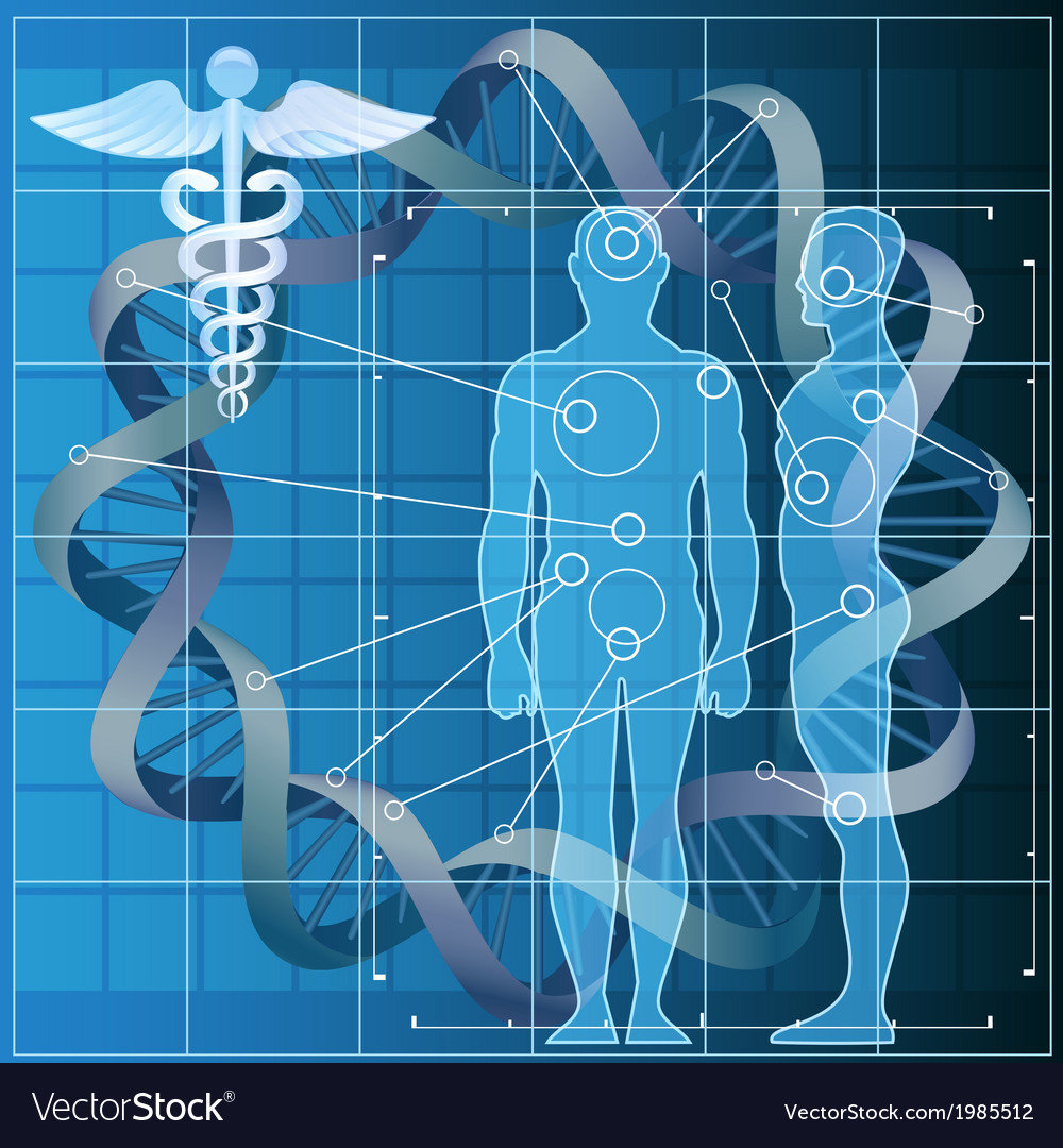 Genetic code Royalty Free Vector Image - VectorStock