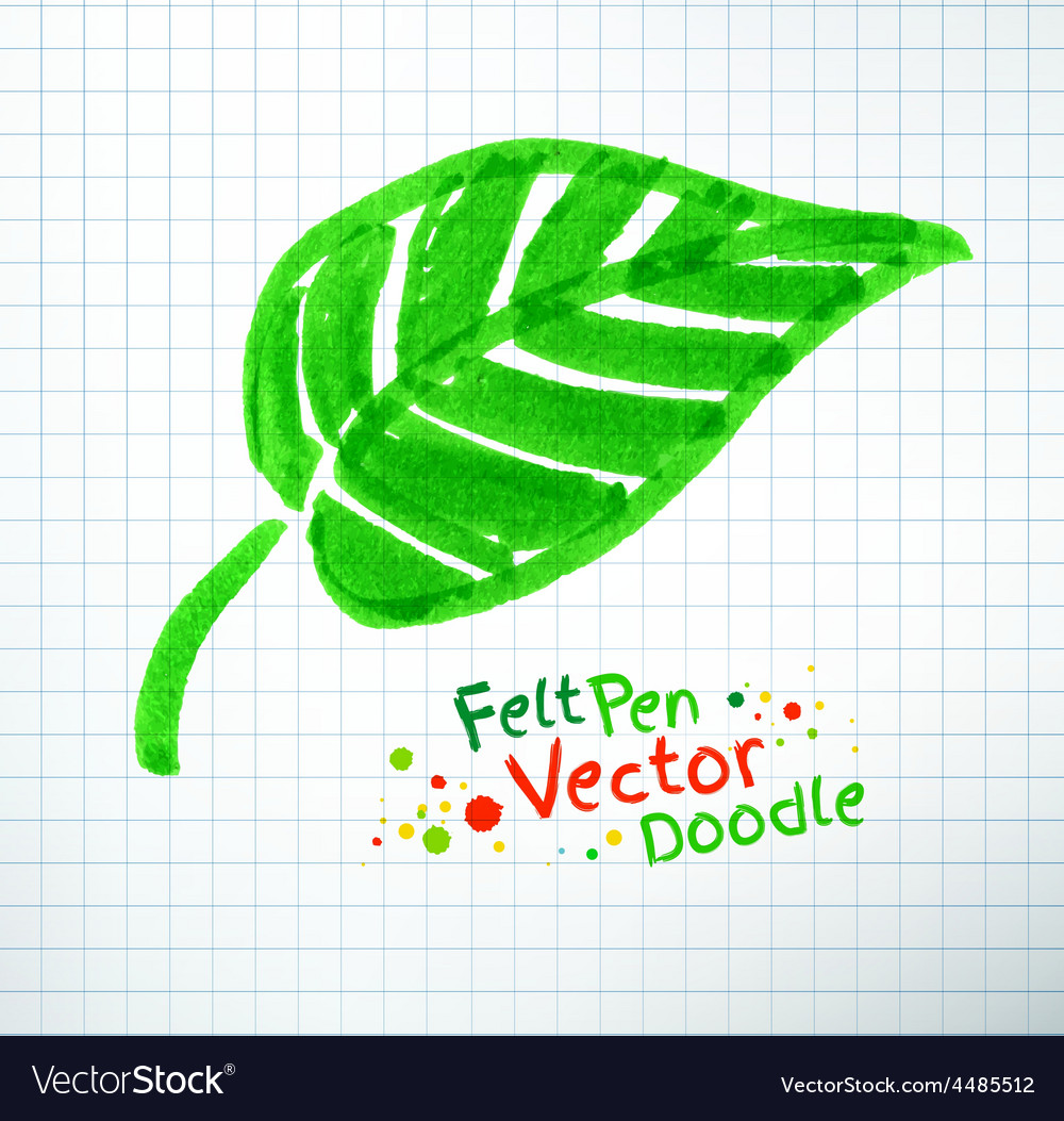Leaf Royalty Free Vector Image - VectorStock
