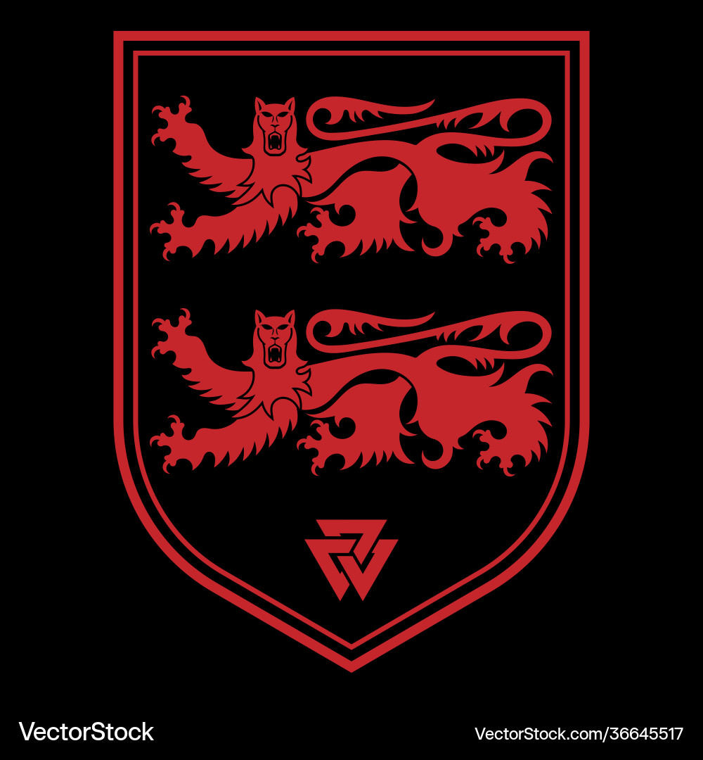 Knightly design viking design heraldic knight Vector Image