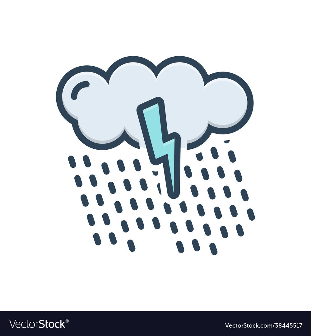 Rain Royalty Free Vector Image - VectorStock