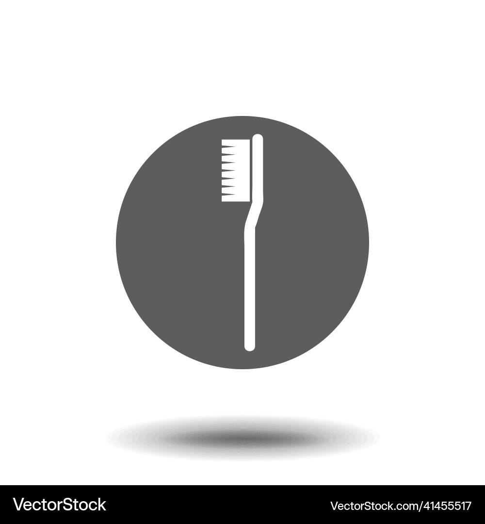 Toothbrush icon symbol stock web Royalty Free Vector Image