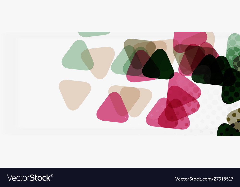 Triangle geometric abstract composition Royalty Free Vector