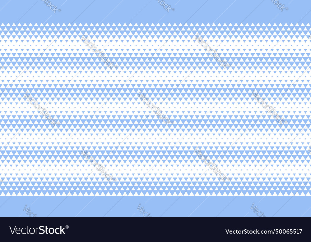 Triangle halftone geometric pattern horizontal Vector Image