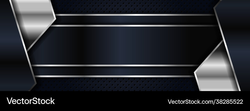 Abstract futuristic navy background combined Vector Image