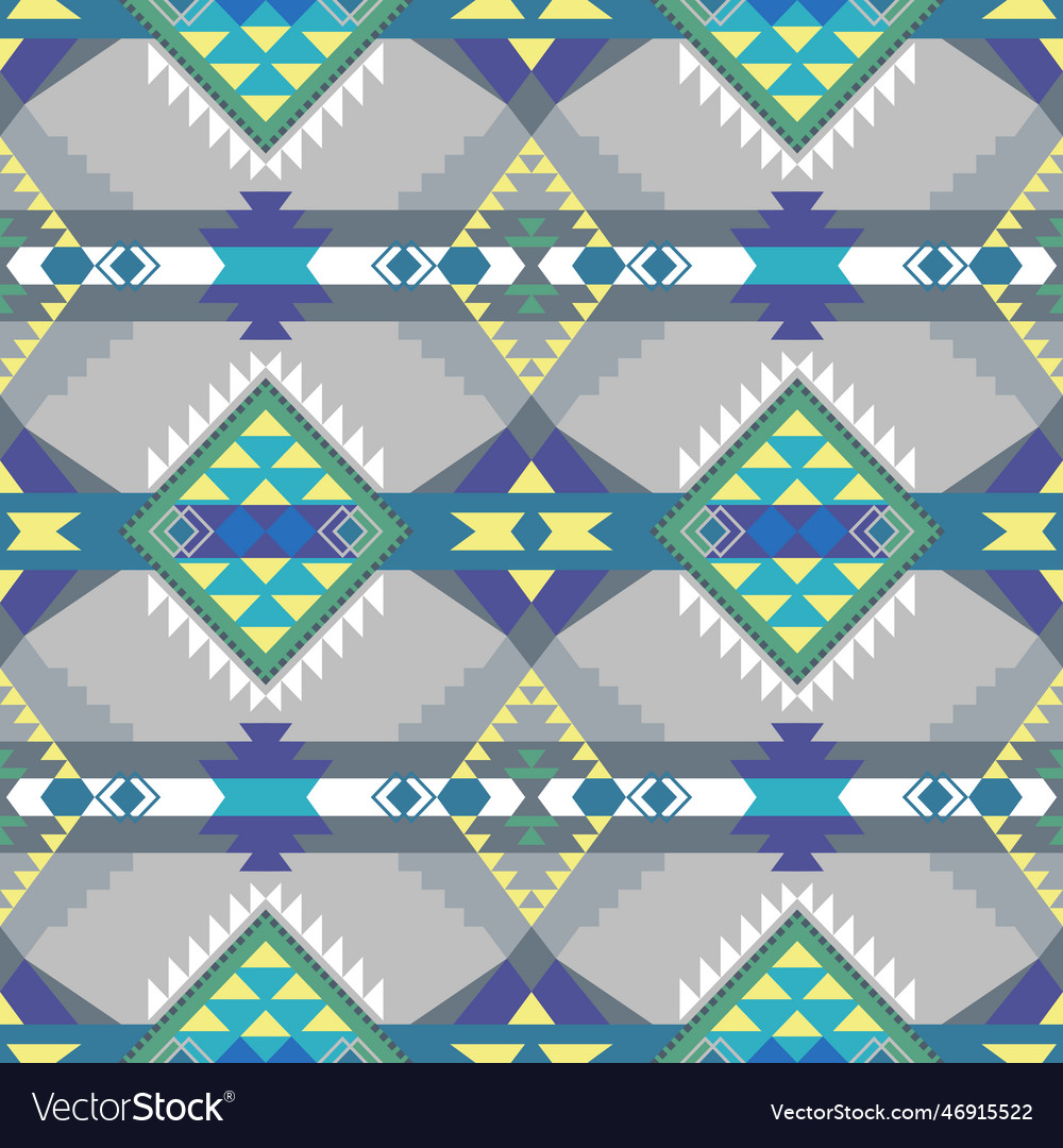 Aztec seamless pattern boho print Royalty Free Vector Image