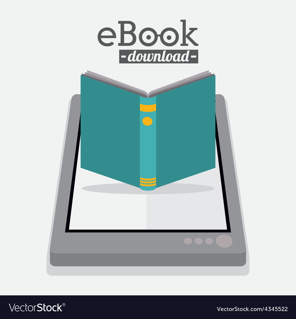 Ebook design Royalty Free Vector Image - VectorStock