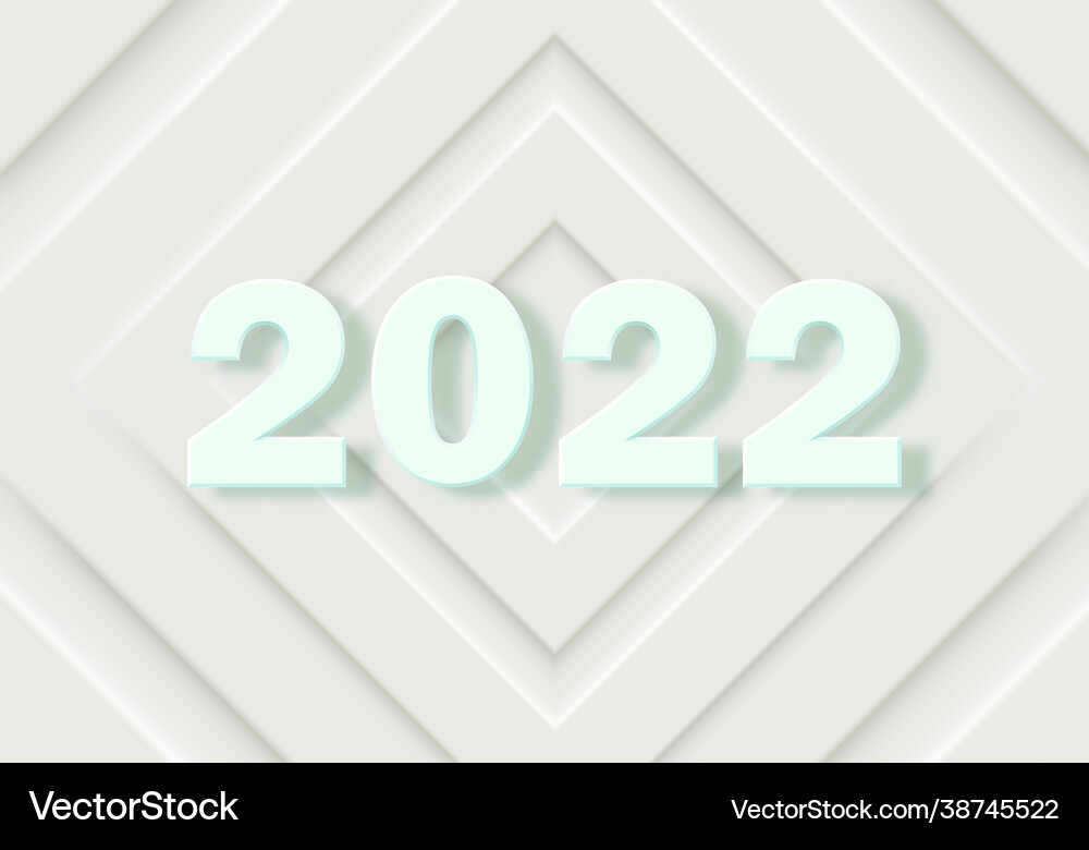 Happy new year greeting card design element Vector Image