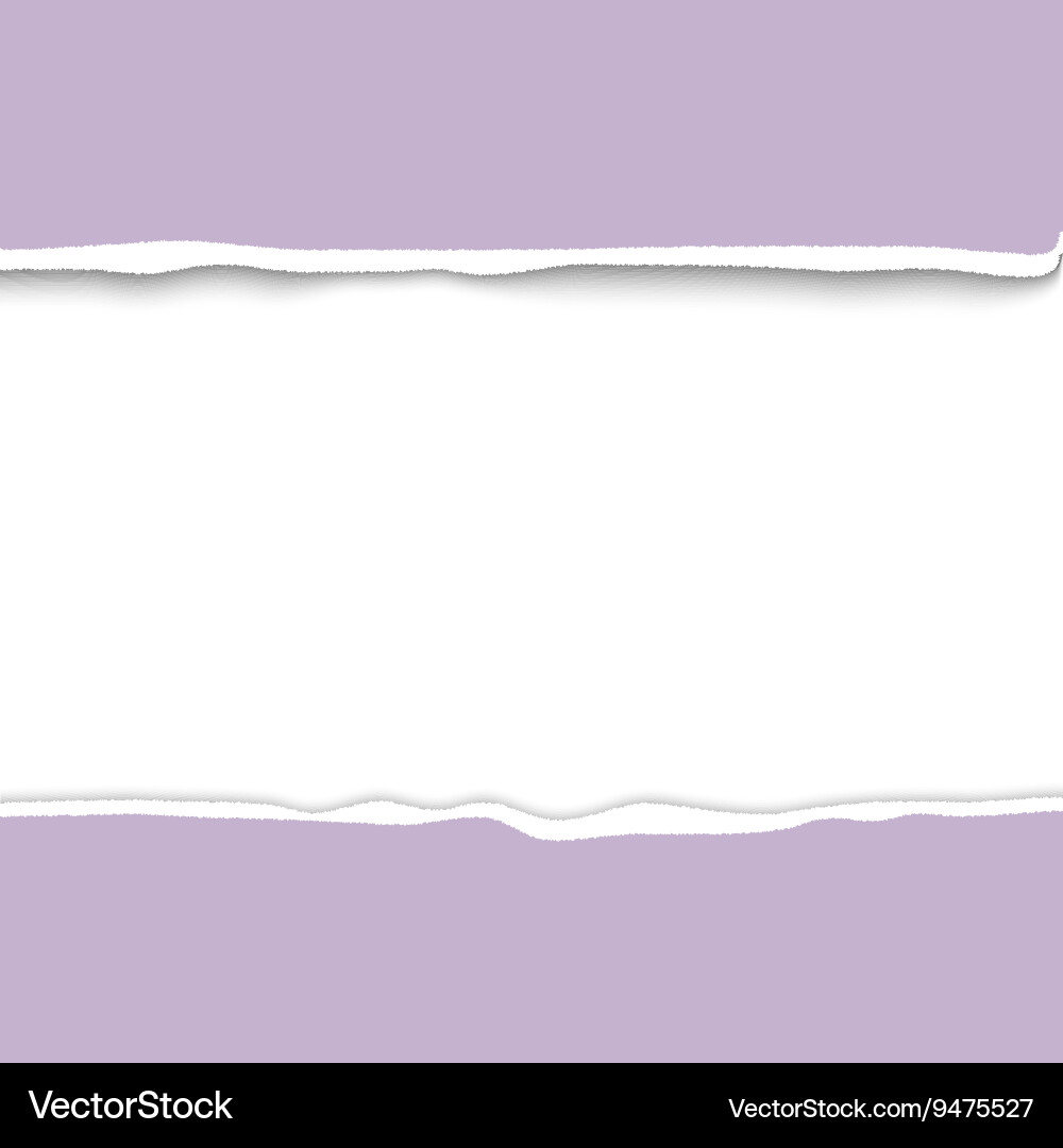 Border of torn paper realistic Royalty Free Vector Image