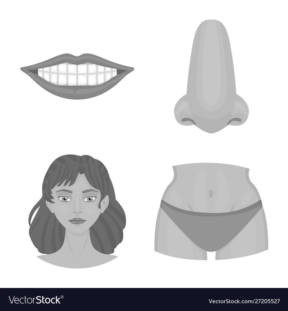 Isolated object body and part symbol Royalty Free Vector Isolated object body and part symbol Royalty Free Vector